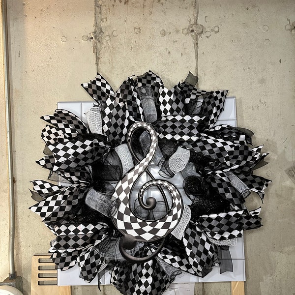 Music Wreath - Etsy