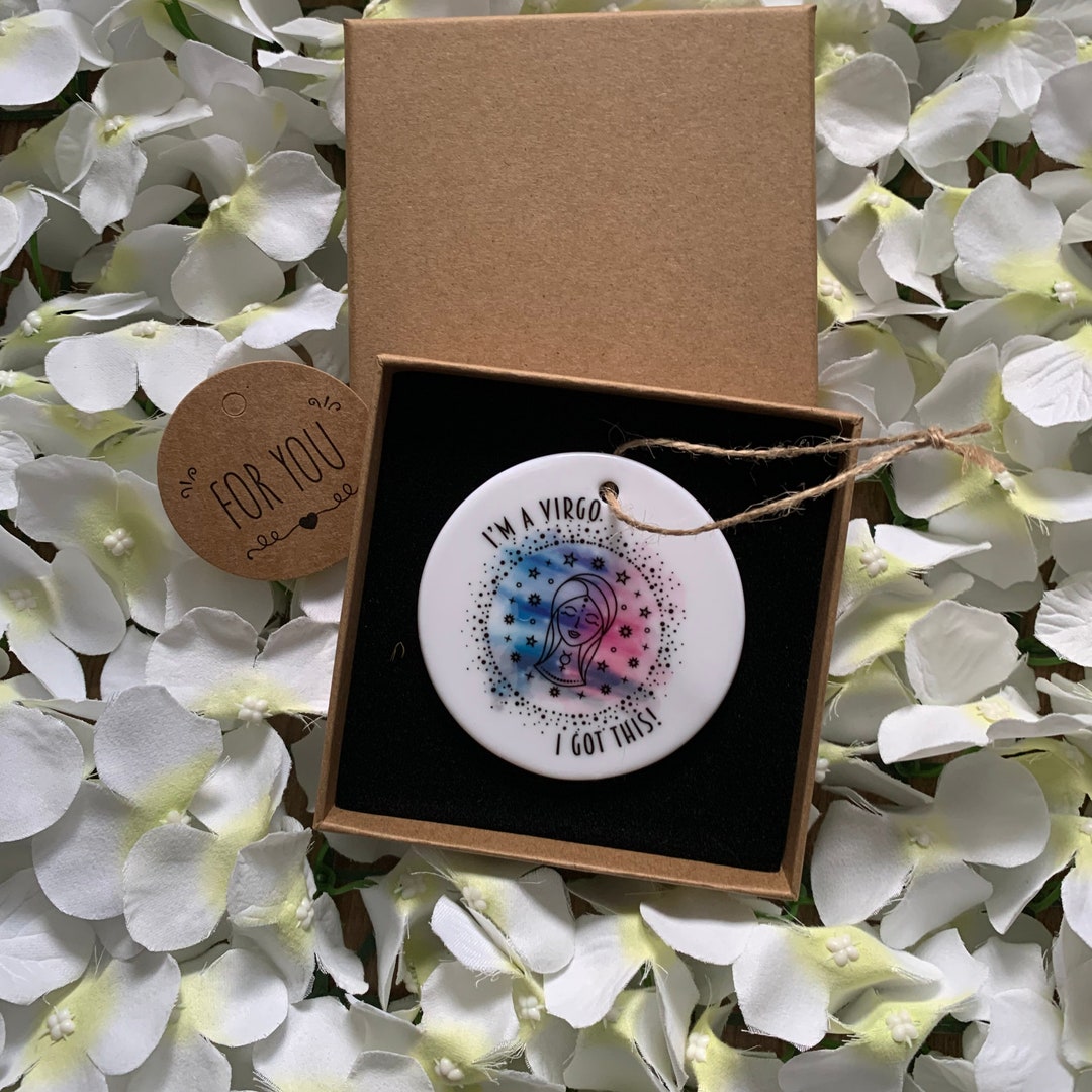 Zodiac Hanging Ornament Star Sign Gift Birth Month Gift - Etsy UK