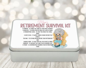 Retirement Survival Kit | Etsy UK