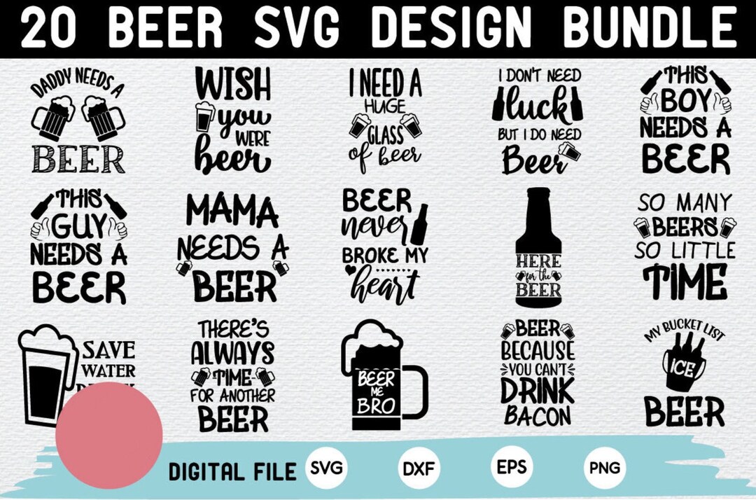 Beer SVG Bundle - Etsy