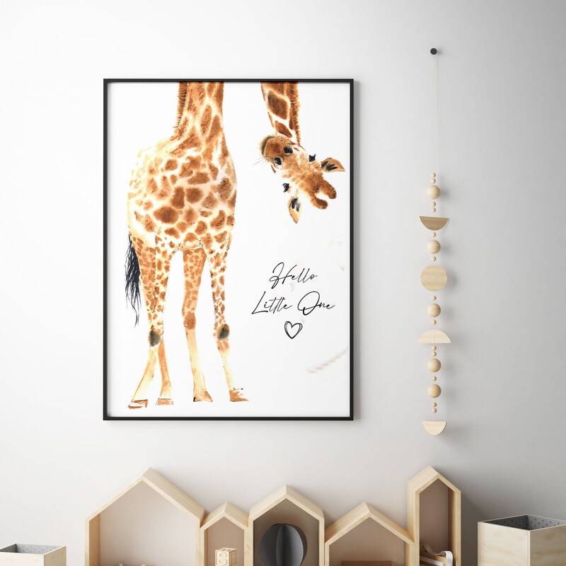 Giraffe Nursery Decor - Etsy