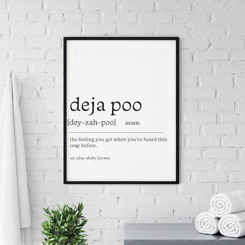 Deja Poo Definition - Etsy