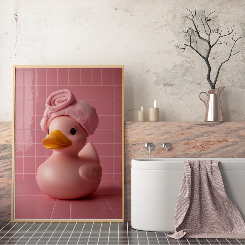 Duck Art Prints Framed - Etsy UK