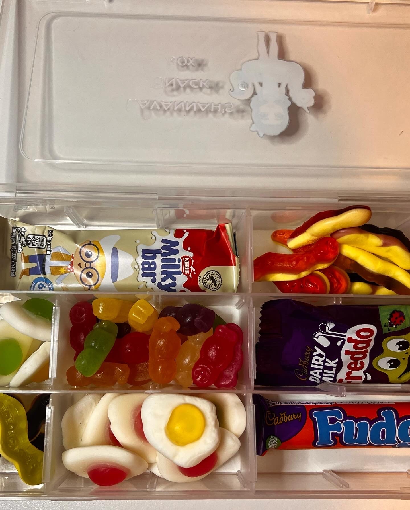 Personalised Snack Box, Travel Treat Box, Snack Box for Children ...