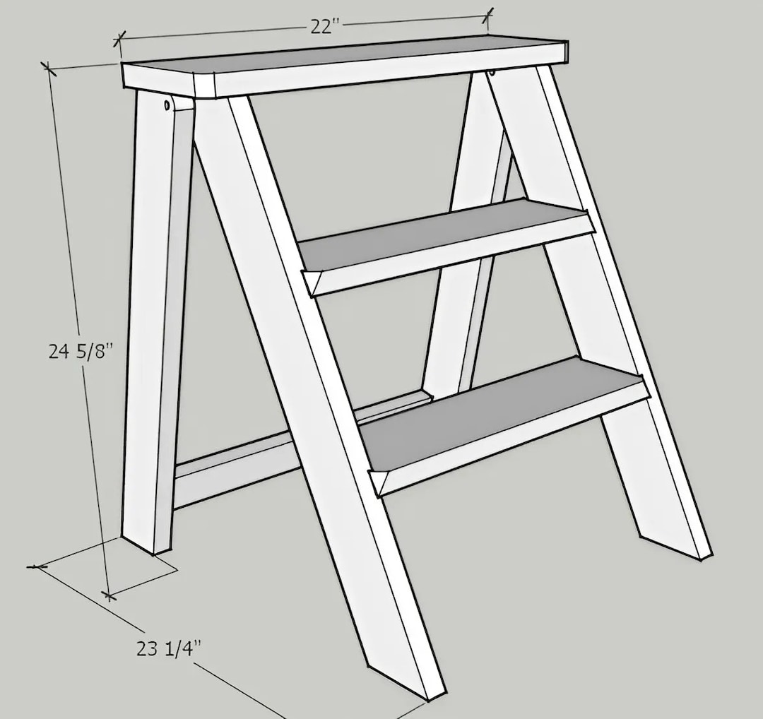 DIY Wardrobe Ladder (PDF), Digital Download - Etsy