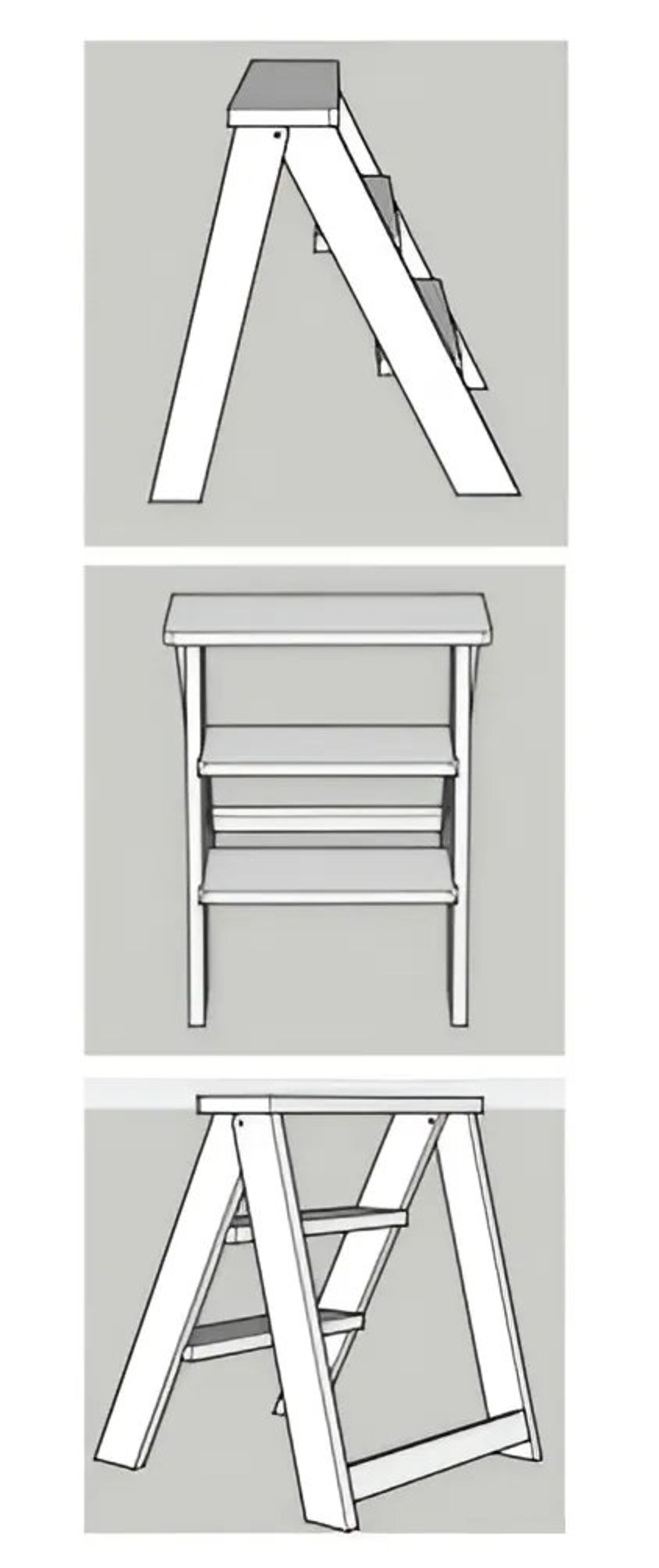 DIY Wardrobe Ladder (PDF), Digital Download - Etsy