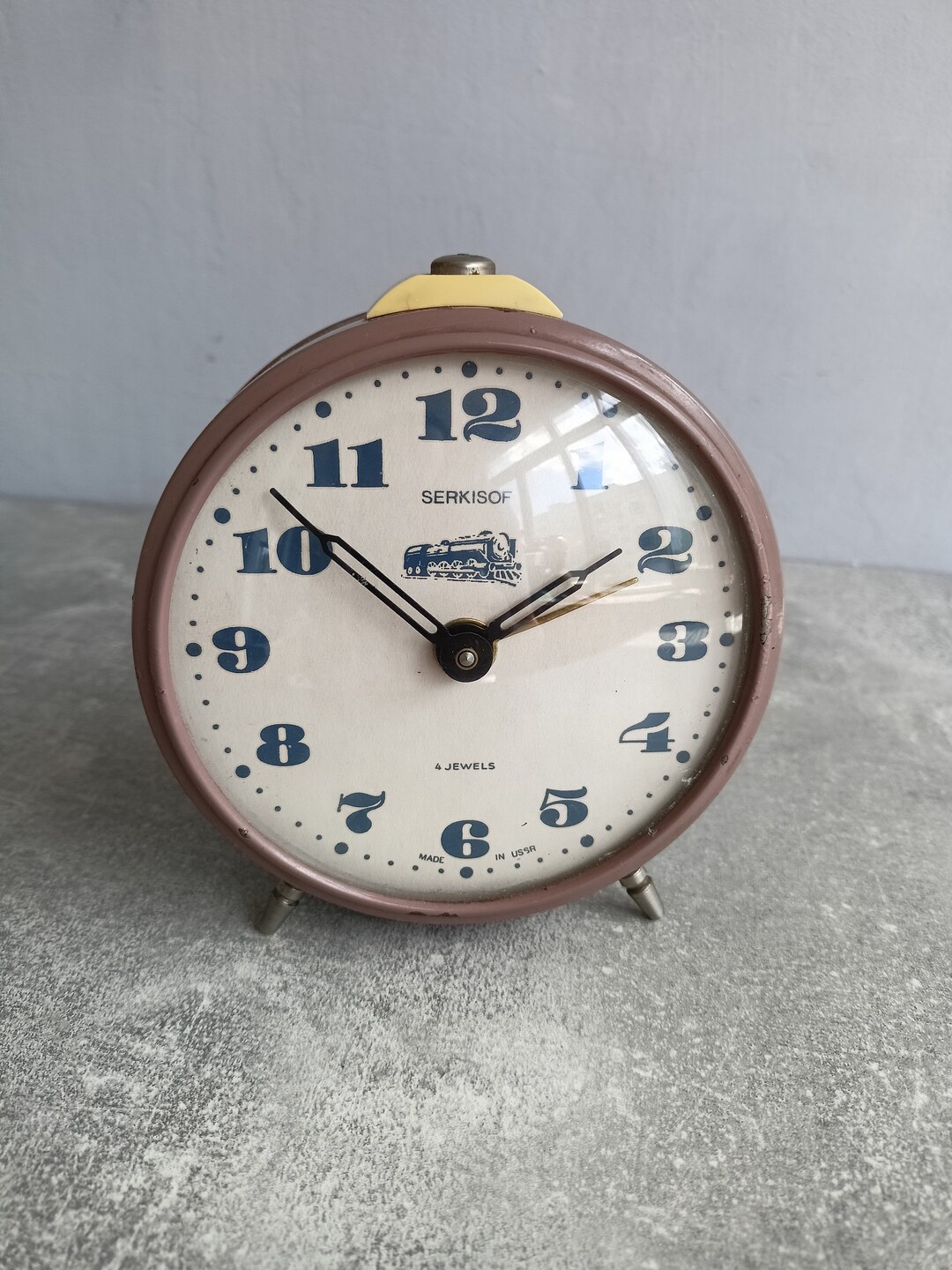 Vintage Soviet Alarm Clock 1970s Work Clock Table Clock serkisof Home ...