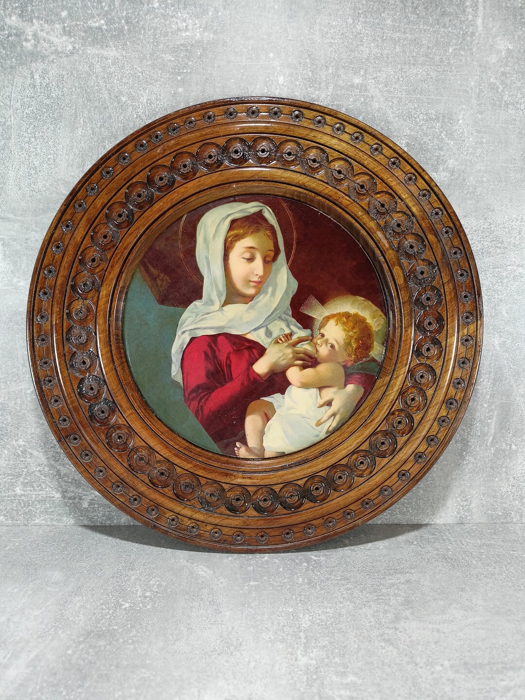 Modern Orthodox Icon Mother of God and Jesus Christ. Icon Mother of God ...