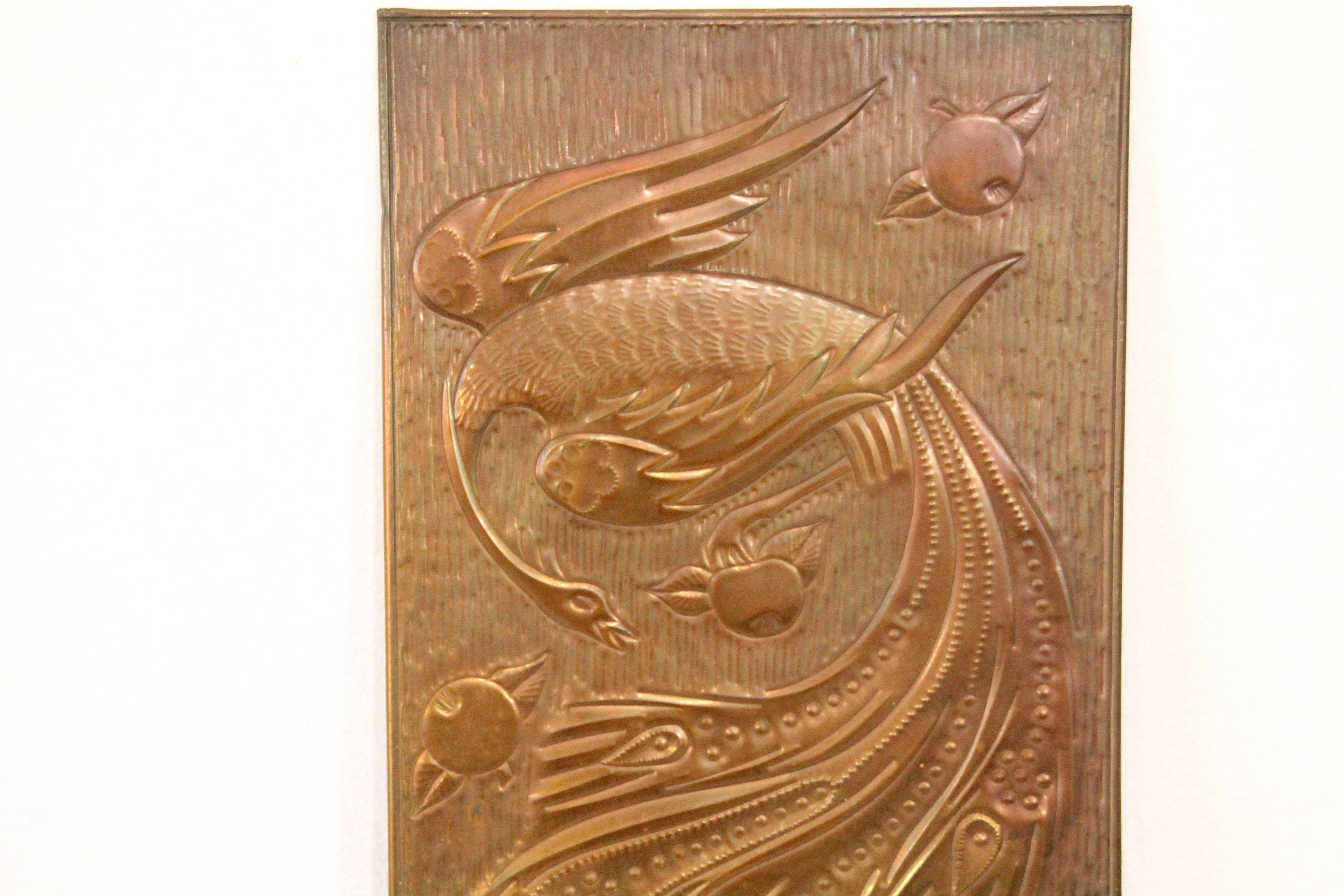 Vintage Soviet Story Painting, Wall Decor, Embossed on Copper - Etsy