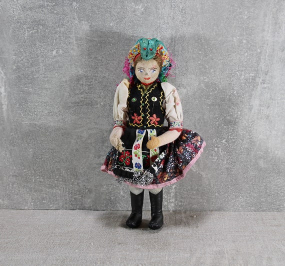 Vintage Rag Doll Old Homemade Doll. Antique Handmade Doll | Etsy