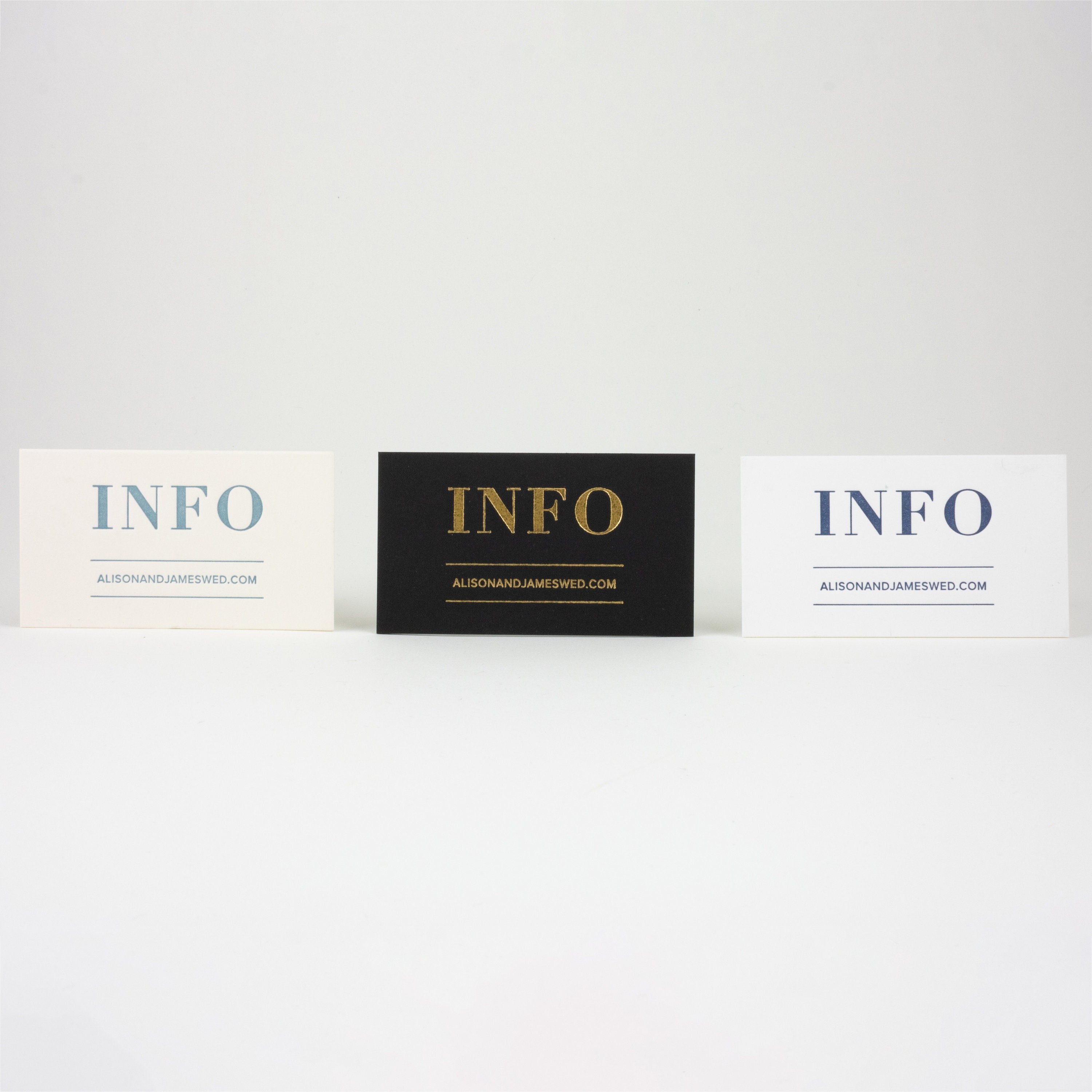 Oblation Letterpress White 4-ply Museum Board Wedding Invitation Alison ...