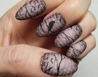 Raven Nails - Etsy