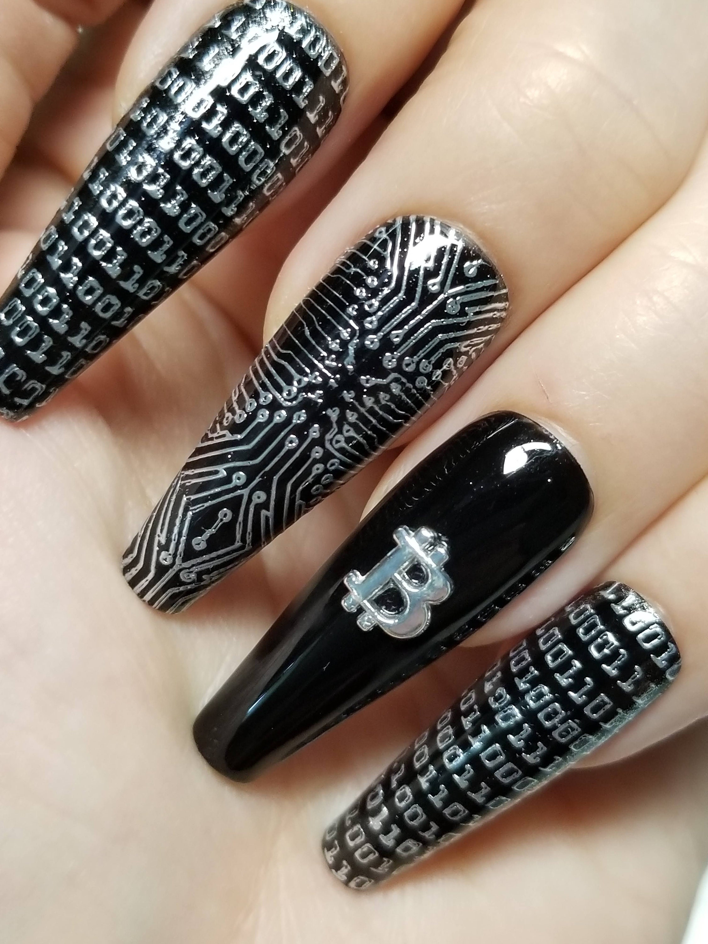 Bitcoin inspiró a Apres Press On Nails - Etsy España