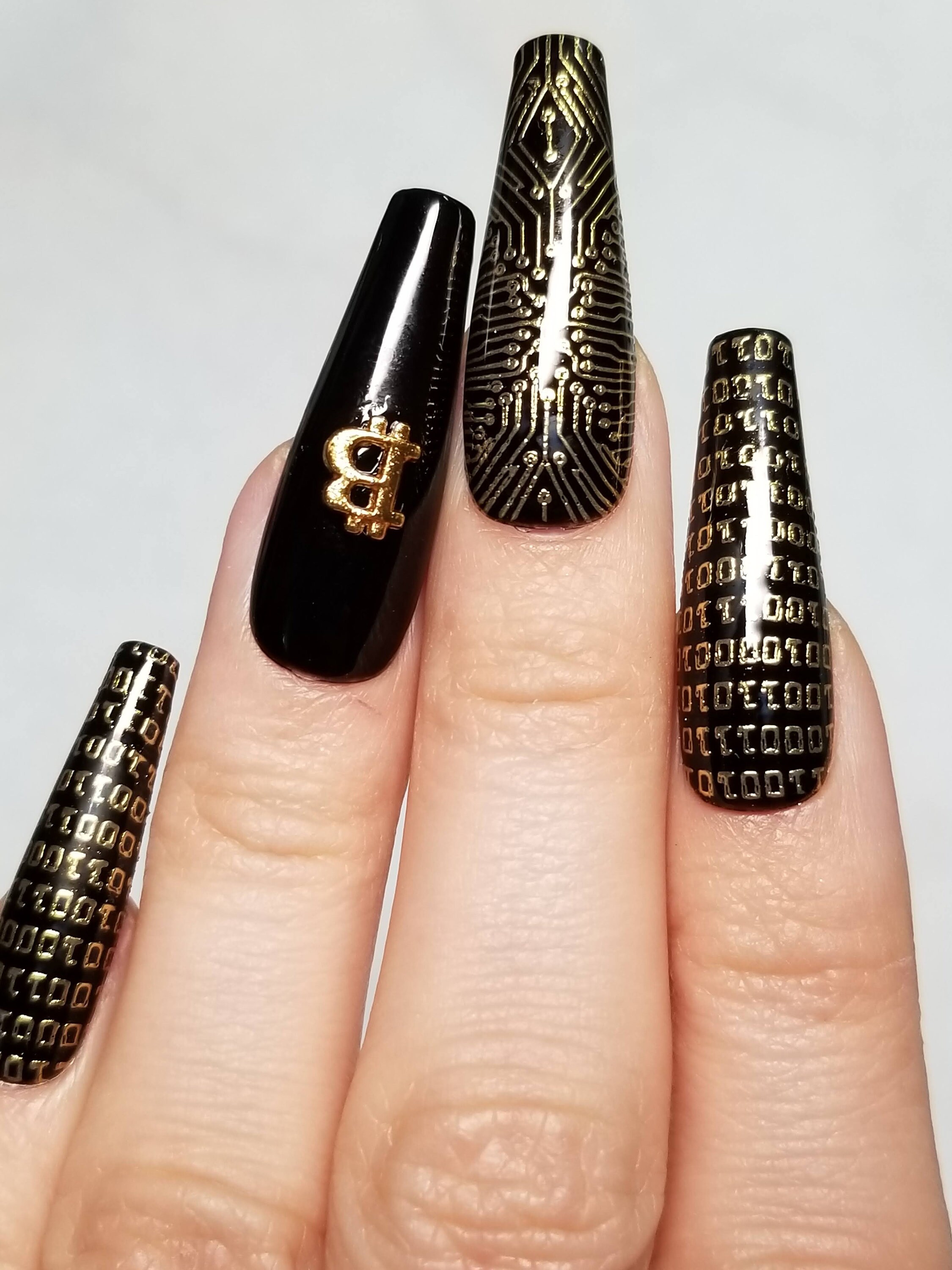 Bitcoin inspiró a Apres Press On Nails - Etsy España
