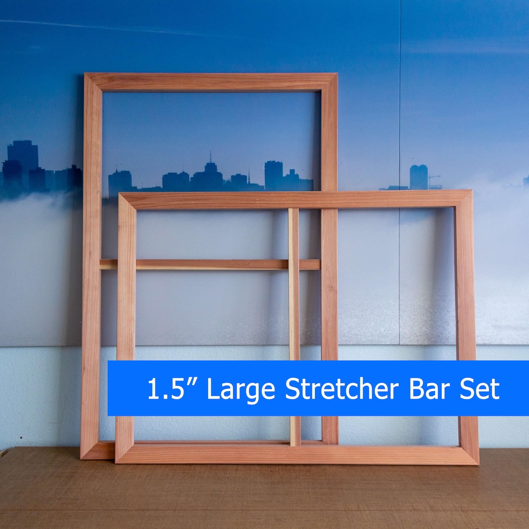 Canvas Stretcher Bars 1.5" Deep | Custom Sizes Canvas Stretcher Frame ...