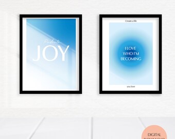 Black and White Quote, Affirmation Quote Poster, Positive Affirmation ...