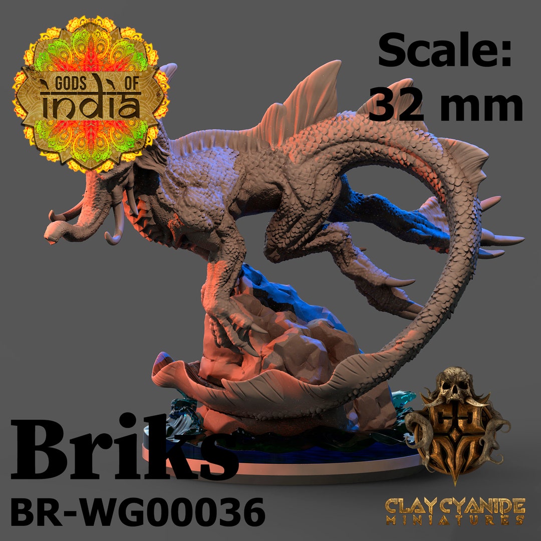 Makara - Resin Figure for Table Top Game - Etsy
