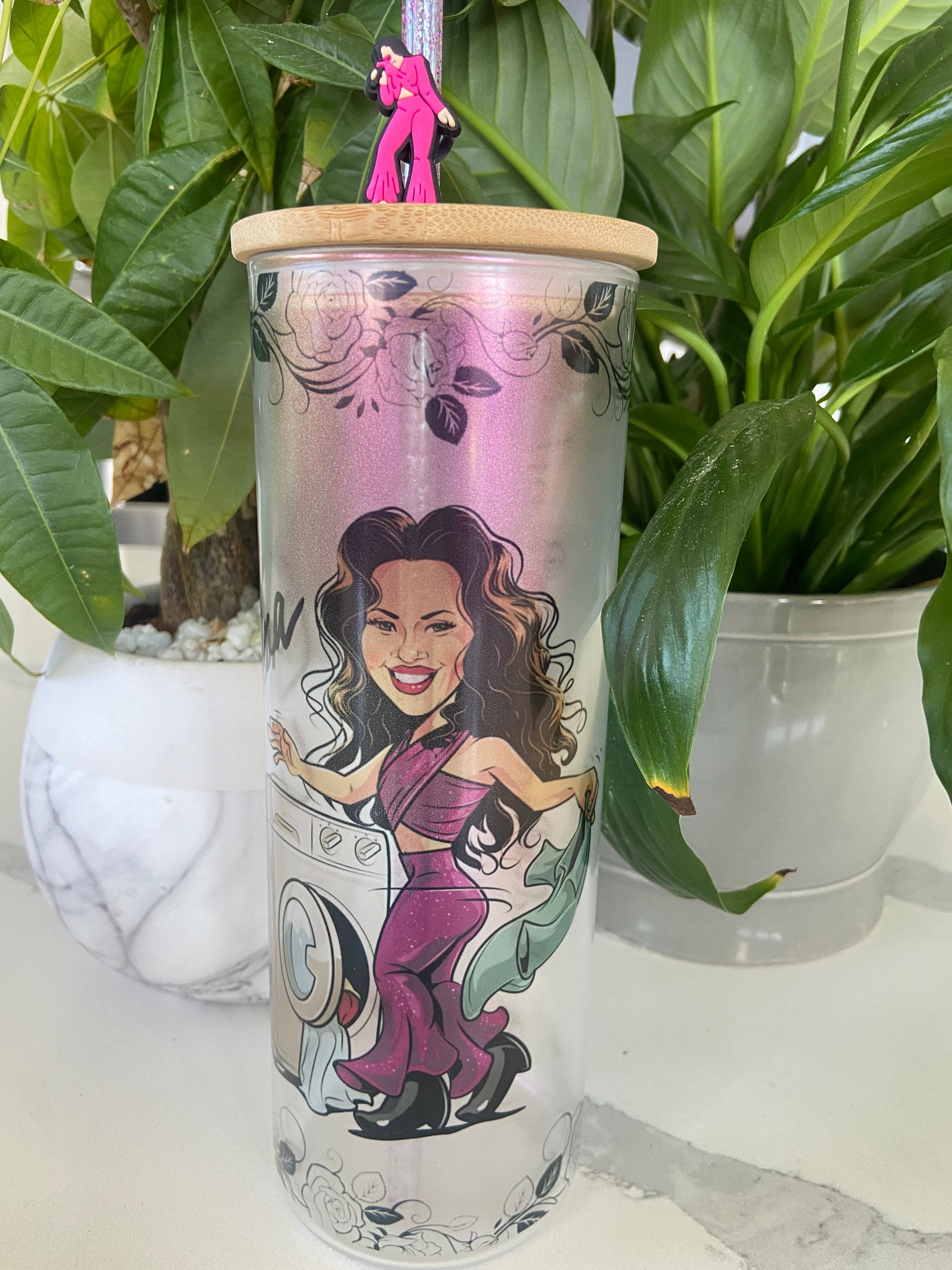 Washing Machine Dance Selena Inspired Glass Can 22 Ounces With - Etsy