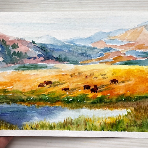 Yellowstone National Park 8x10 Art Print | Etsy