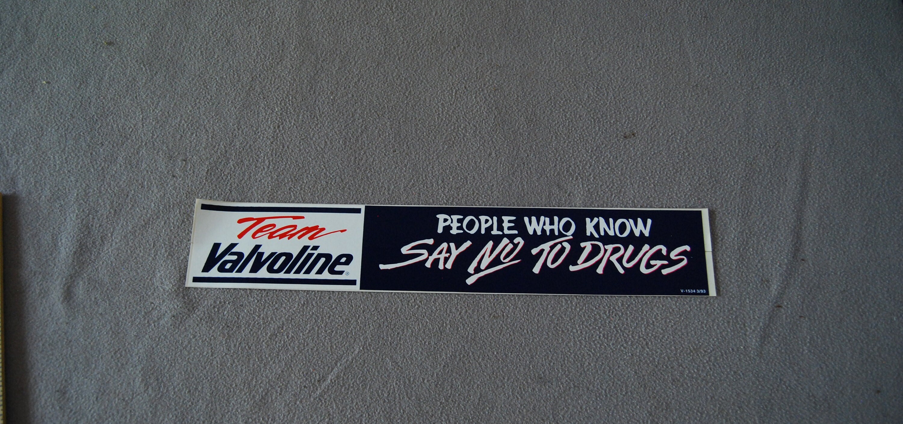 Sticker, Team Valvoline, Bumper Sticker, Collectible - Etsy