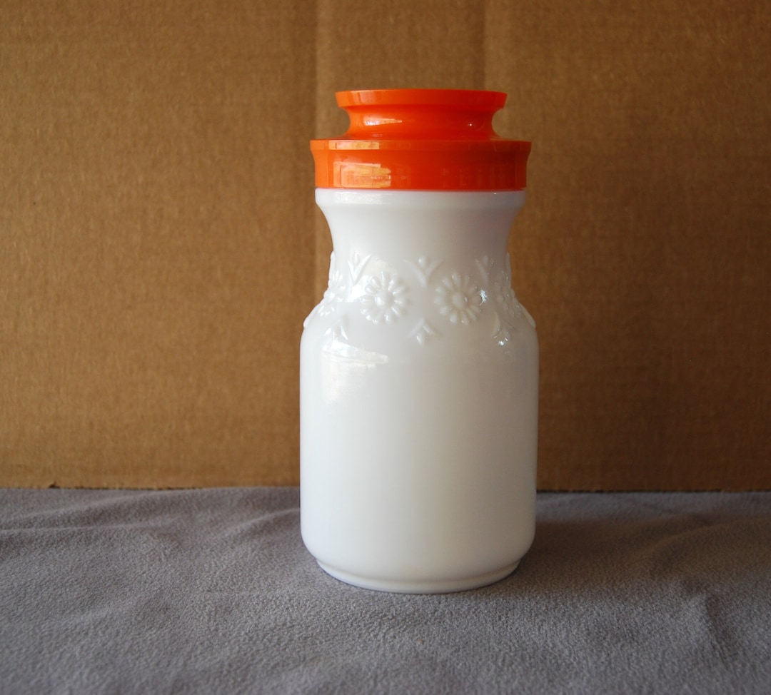 Vintage White Sanka Coffee Jar, Sanka Coffee Jar, Farmhouse Decor ...