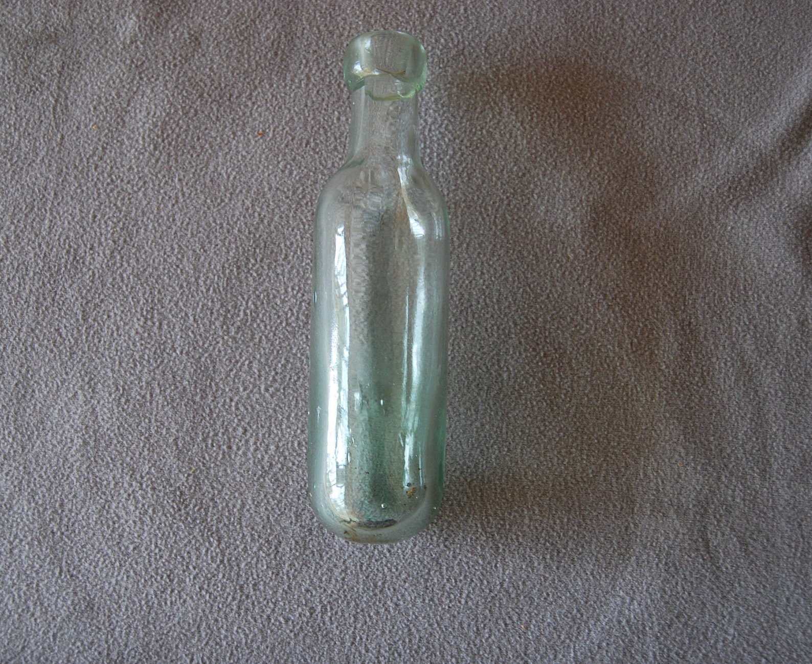 Vintage Torpedo Bottle, Green Round Bottom Bottle, Soda Bottle, Decor ...