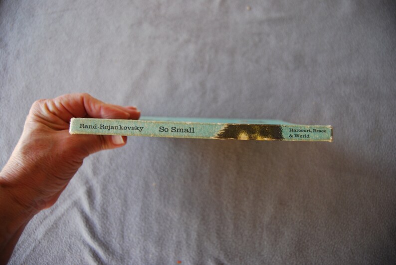 Vintage Childrens Book so Small by Ann Rand - Etsy