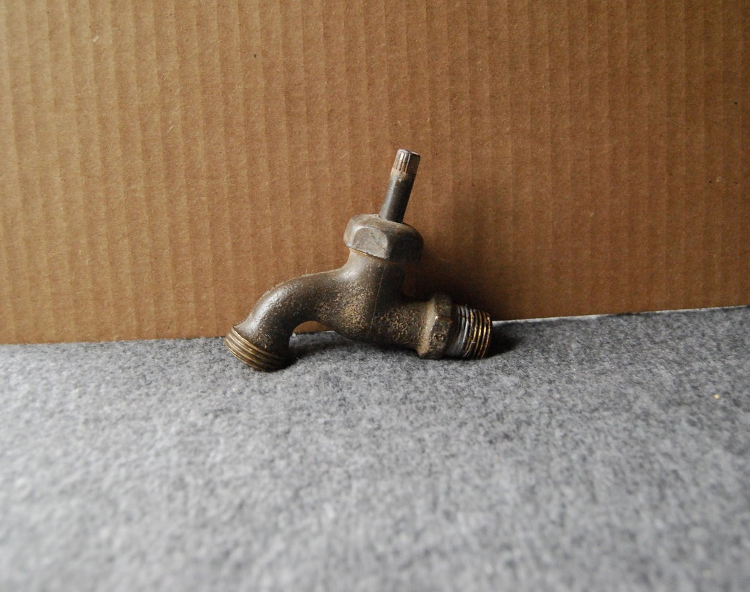 Solid Cast Iron Outdoor Spigot, Water Faucet Spigot, Repurpose for ...