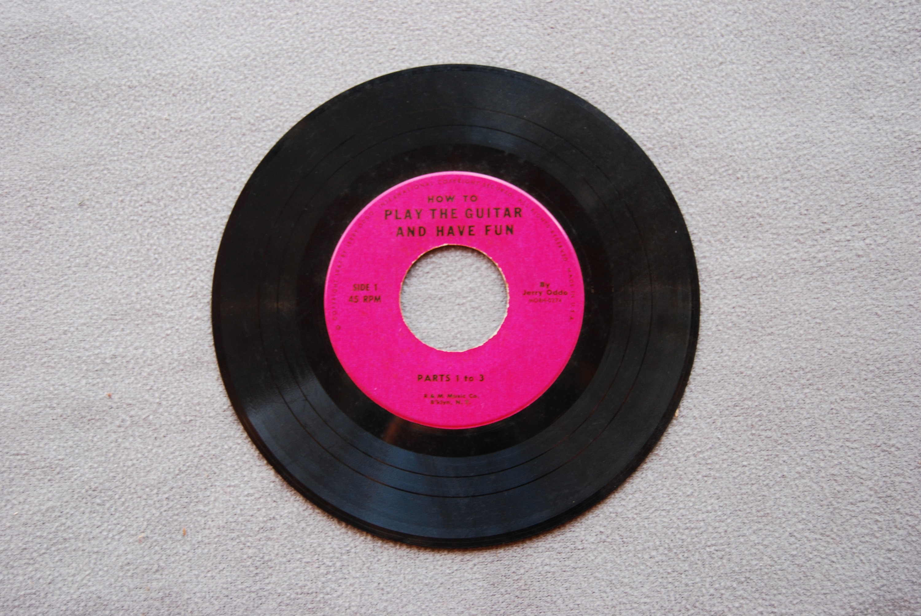 Vintage 1961 Recorded Guitar Course, Jerry Oddo, Beginners Guitar ...