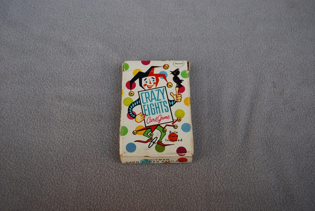 Vintage Crazy Eights Card Game, Whitman Publishing Company, Childrens Card Game, Toy - Etsy