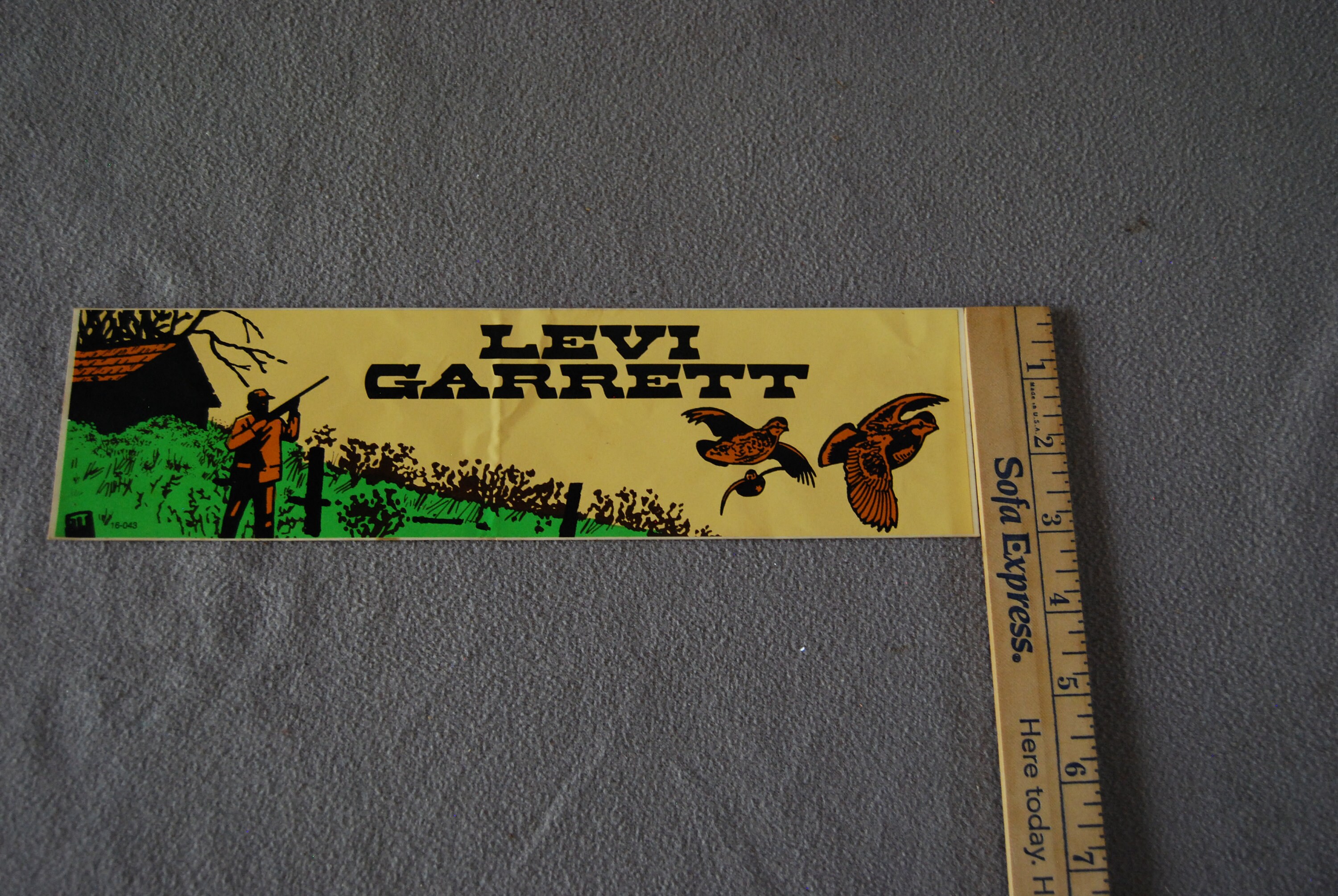 Levi Garrett Sticker, Bumper Sticker, Sticker, Collectible! Vintage! - Etsy