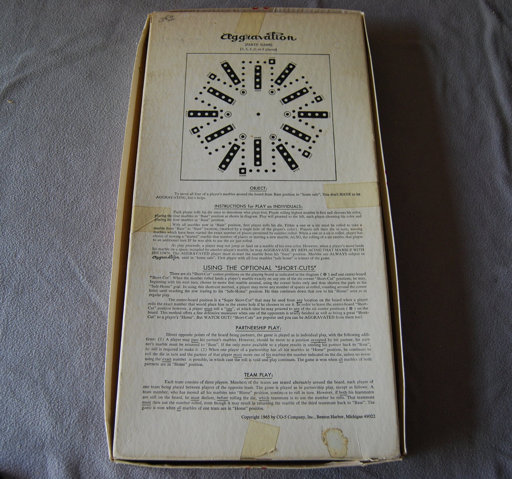 Vintage Aggravation Board Game, Deluxe Party Edition, Family Game - Etsy