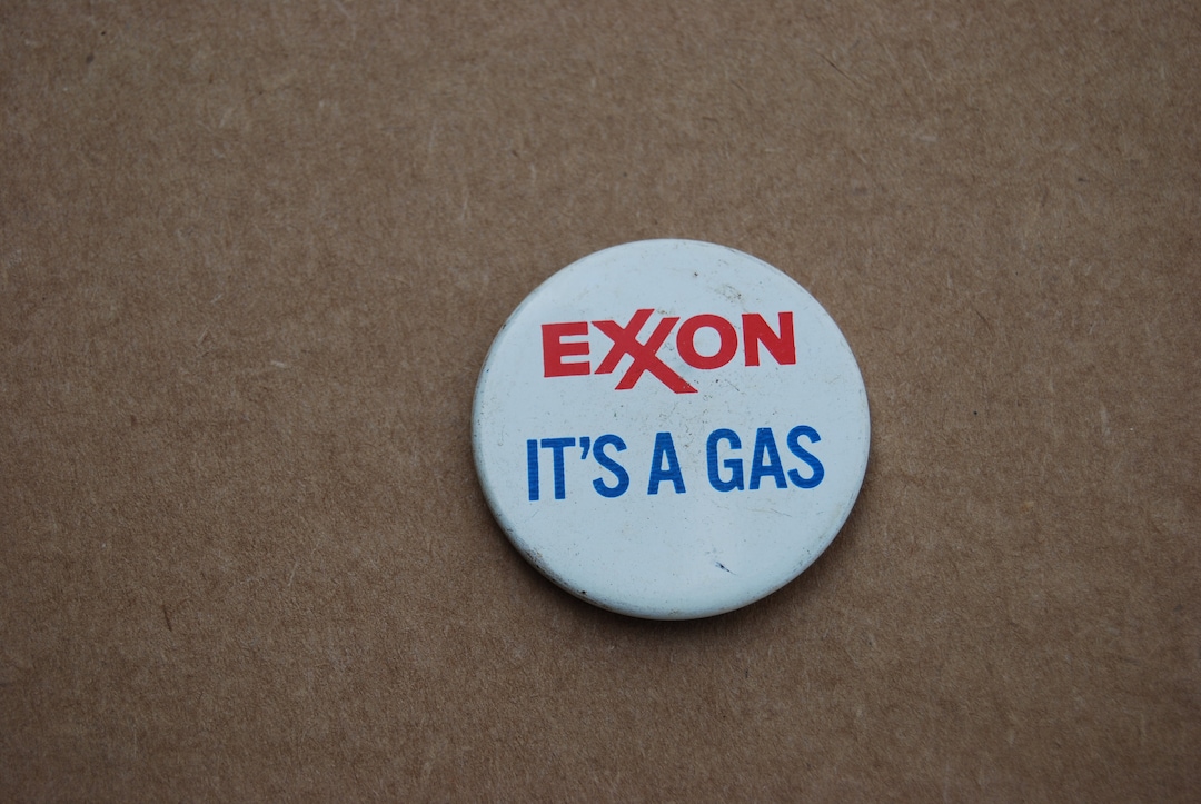 1970's Exxon Lapel Button, "exxon It's a Gas"! Collectable! - Etsy