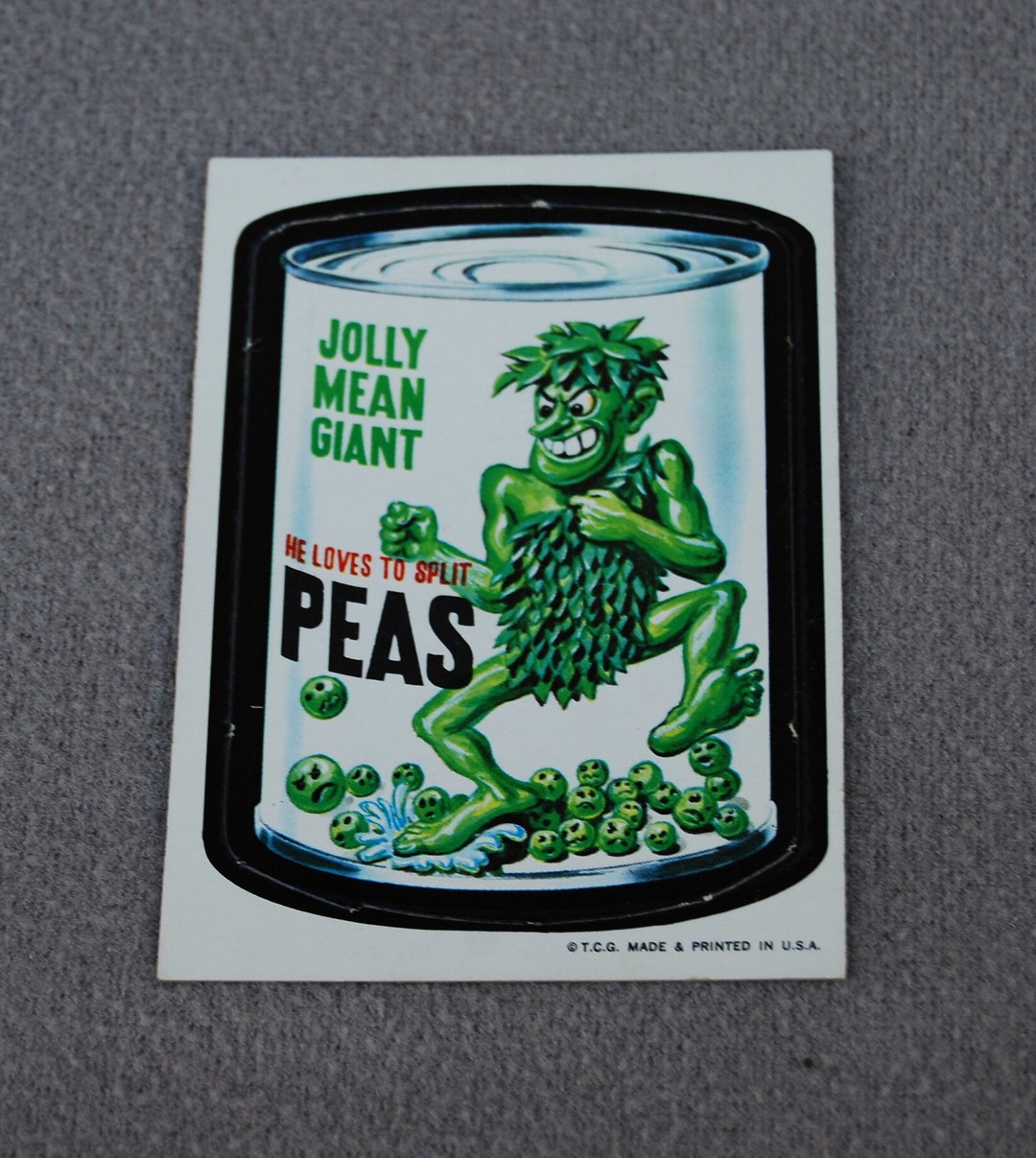 1967/68 Wacky Packages Die-cut Card, Jolly Mean Giant, No. 43 - Etsy