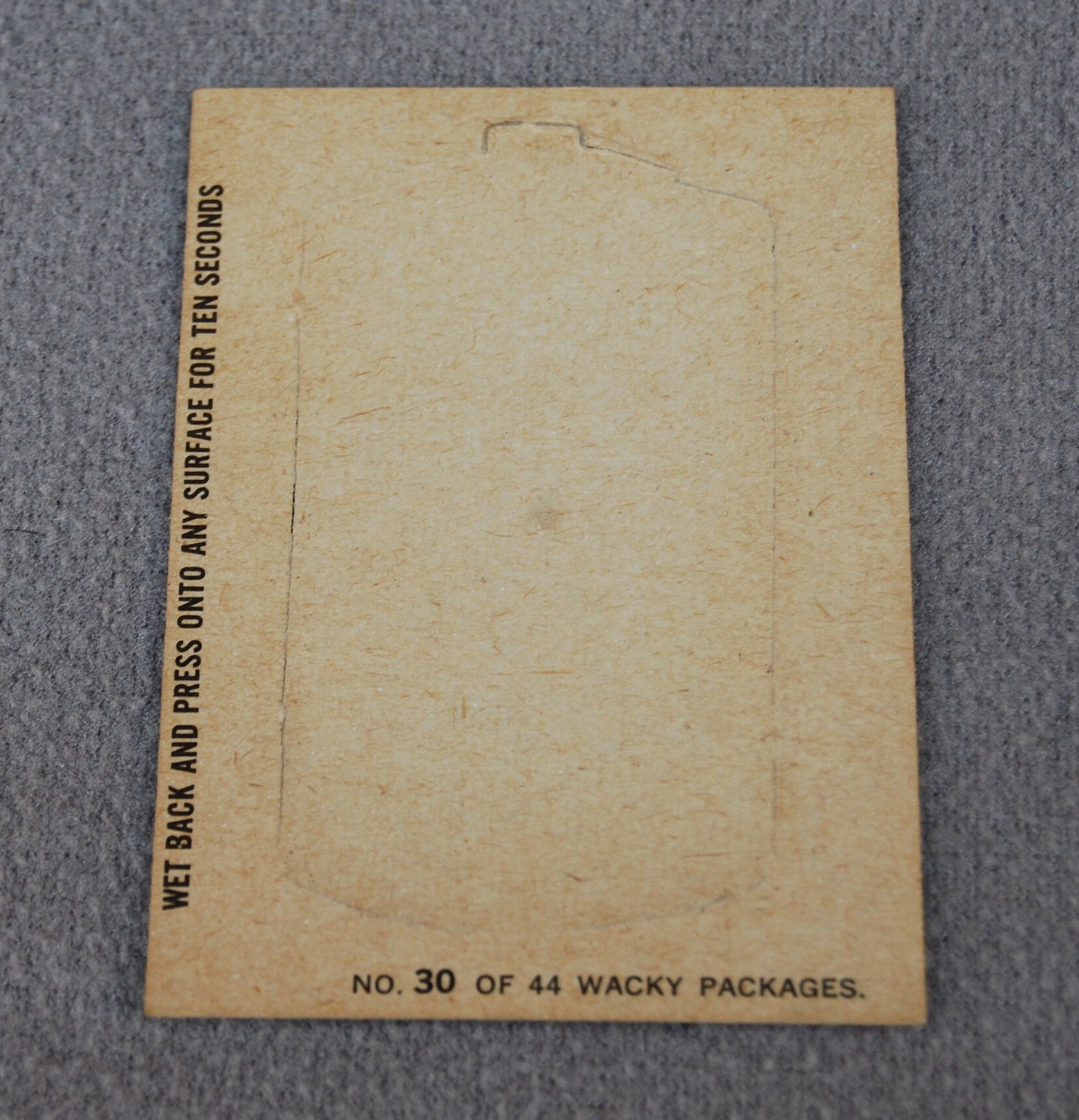 1967/68 Wacky Packages Die-cut Card, Horrid, No. 30, Vintage ...