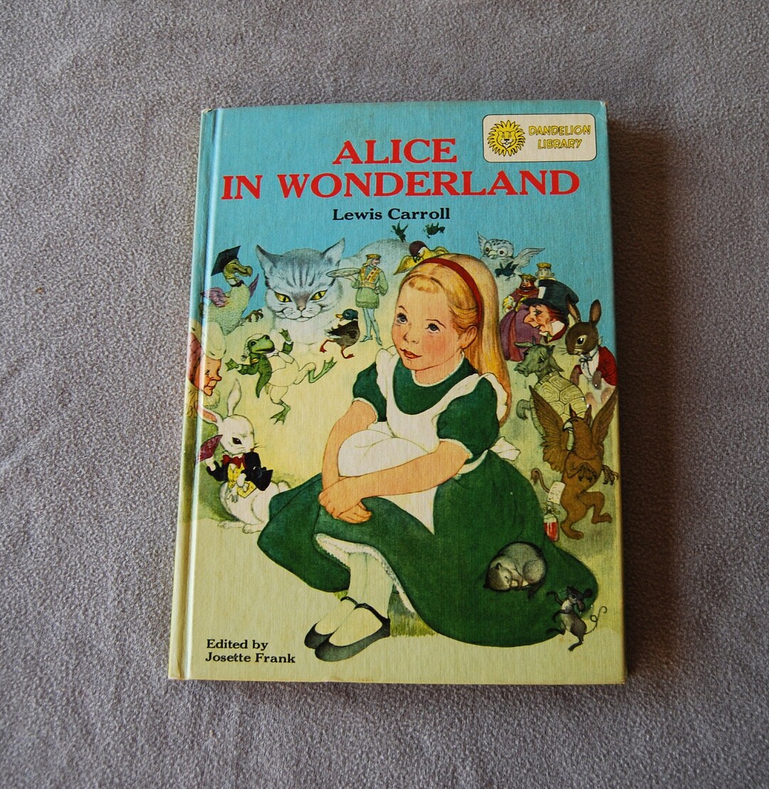 Vintage Children's Book, 2 in 1 Book, Alice in Wonderland, Peter Pan ...