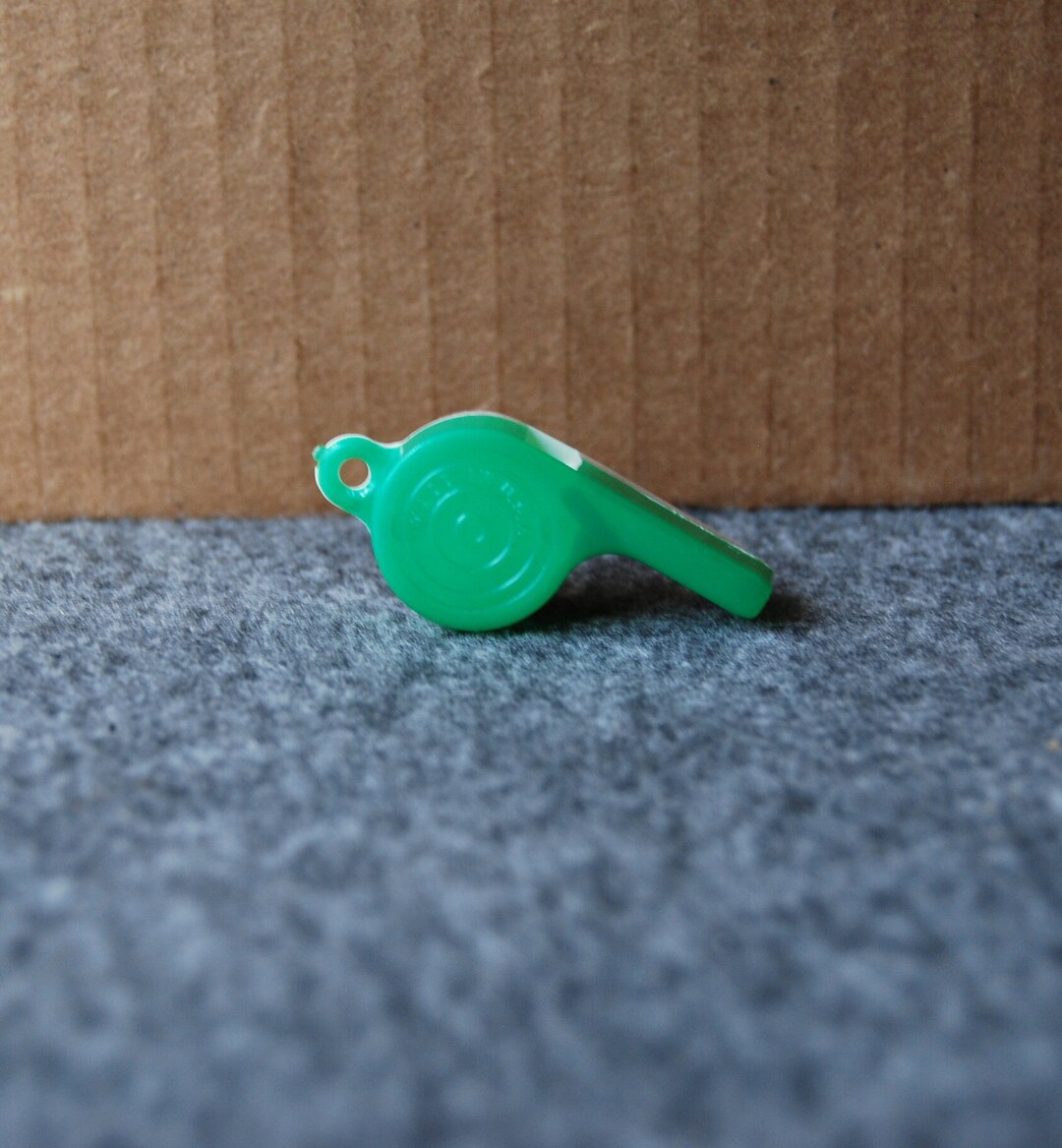 1960's Green and White Plastic Whistle, Vintage! Toy! - Etsy
