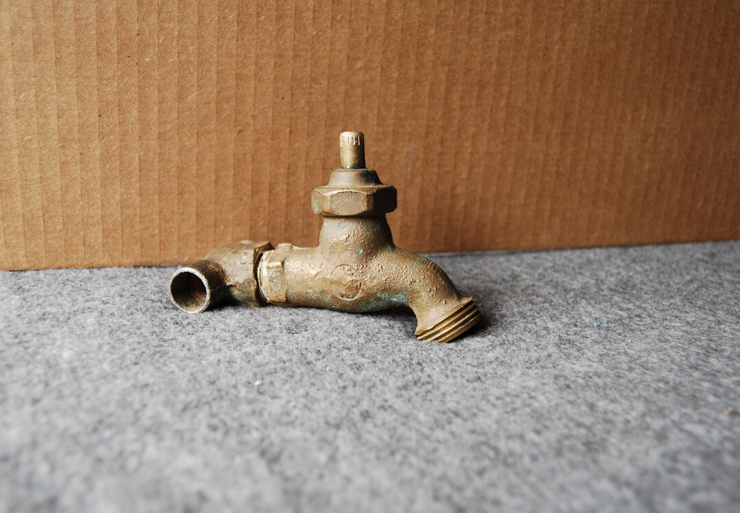Outdoor Water Spigot, Water Faucet Spigot, Garden Decor! Repurpose for ...