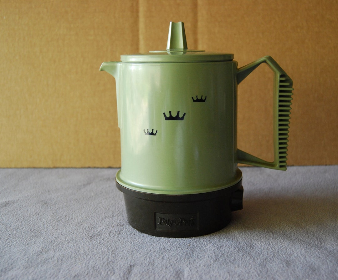 Vintage 1970's Poly Perk, Automatic Percolator by Regal, Avocado Green ...