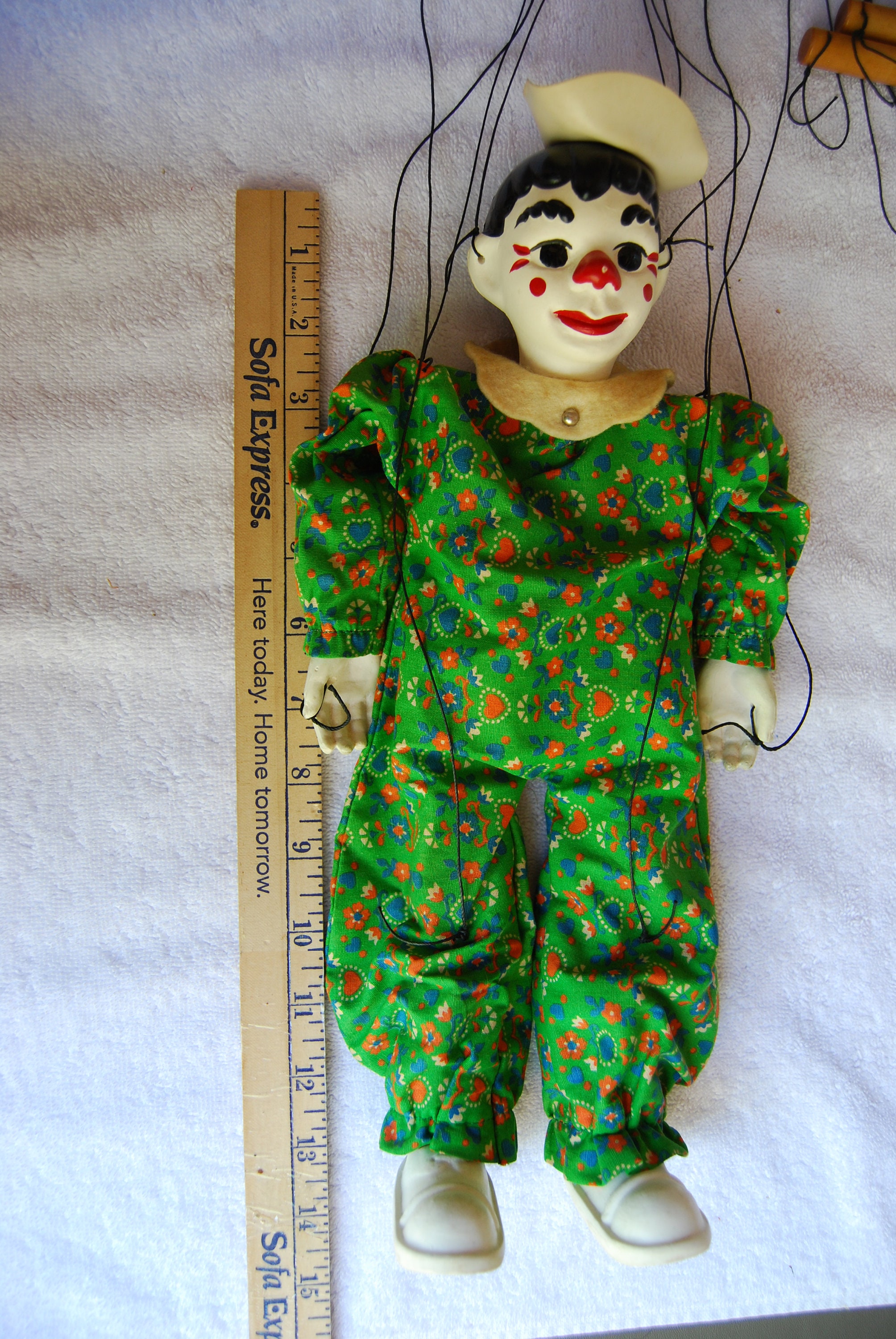 1960's Clippo Puppet Marrionette Puppet Curtis Crafts | Etsy