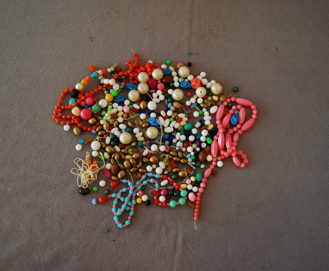 1960's or 1970's Mardi Gras Beads, Loose Beads, Fat Tuesday Celebration ...