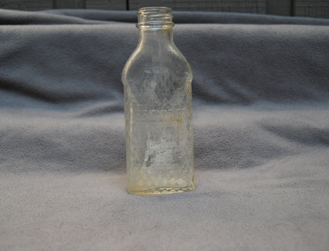 Vintage Bottle Esquire Lanol White Shoe Polish Bottle - Etsy