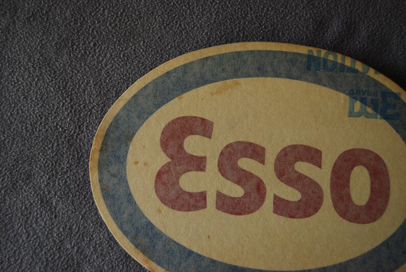 Vintage Original Esso Decal or Sticker? - Etsy