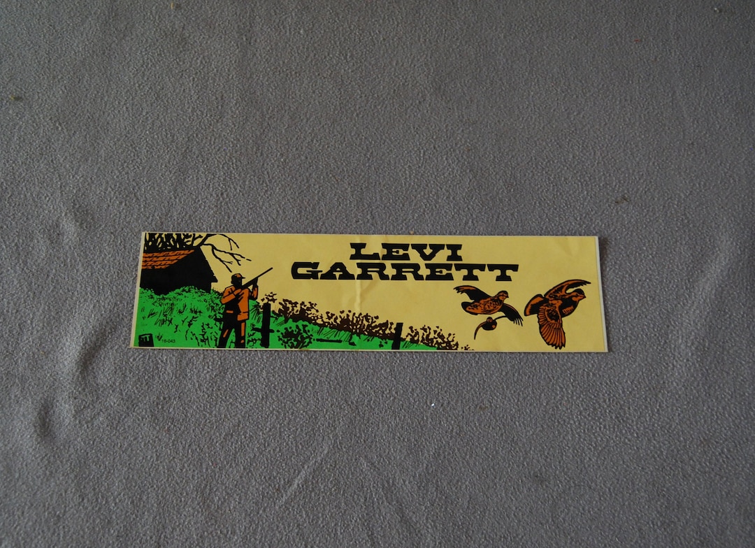 Levi Garrett Sticker, Bumper Sticker, Sticker, Collectible! Vintage! - Etsy