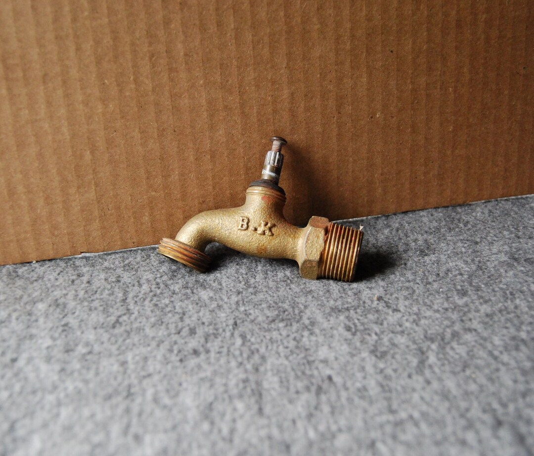 B. K Brass Water Spigot, Outdoor Water Fauset Spigot, Garden Spigot ...