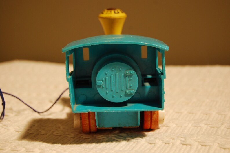 1960 Vintage Toy Train, Dinkey Train, Pull Toy, Fisher Price - Etsy