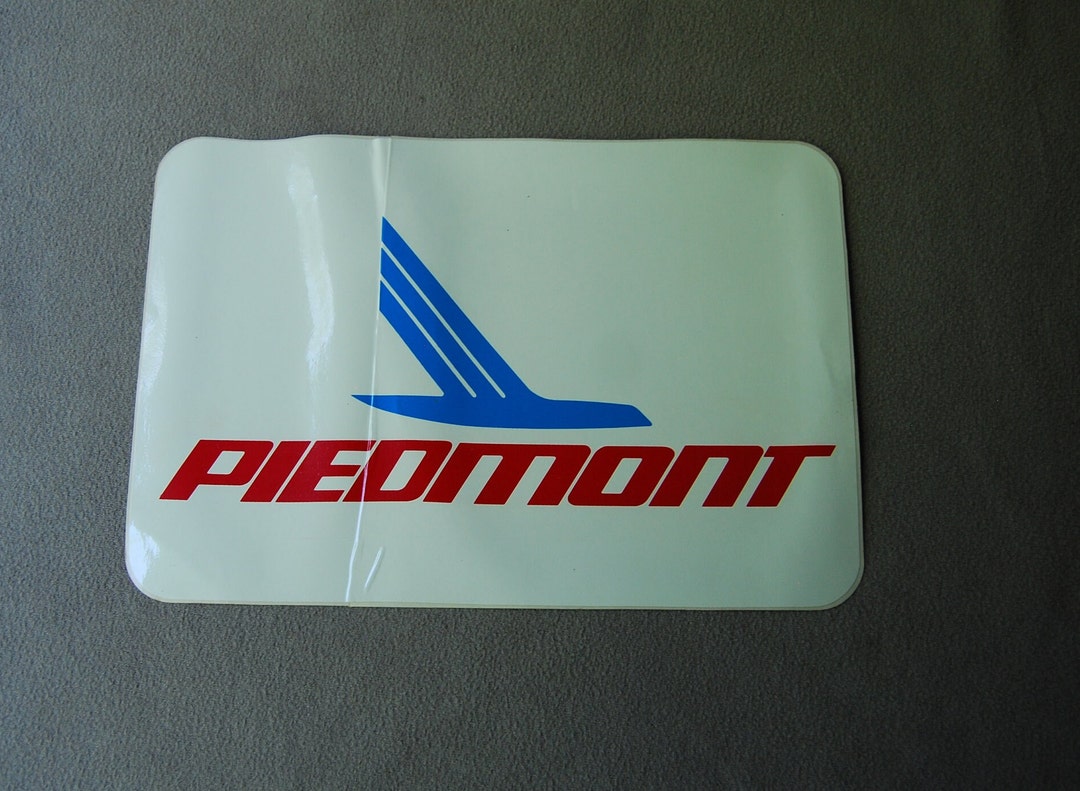 1980's Piedmont Sticker, Piedmont Airlines Speedbird, Aviation ...
