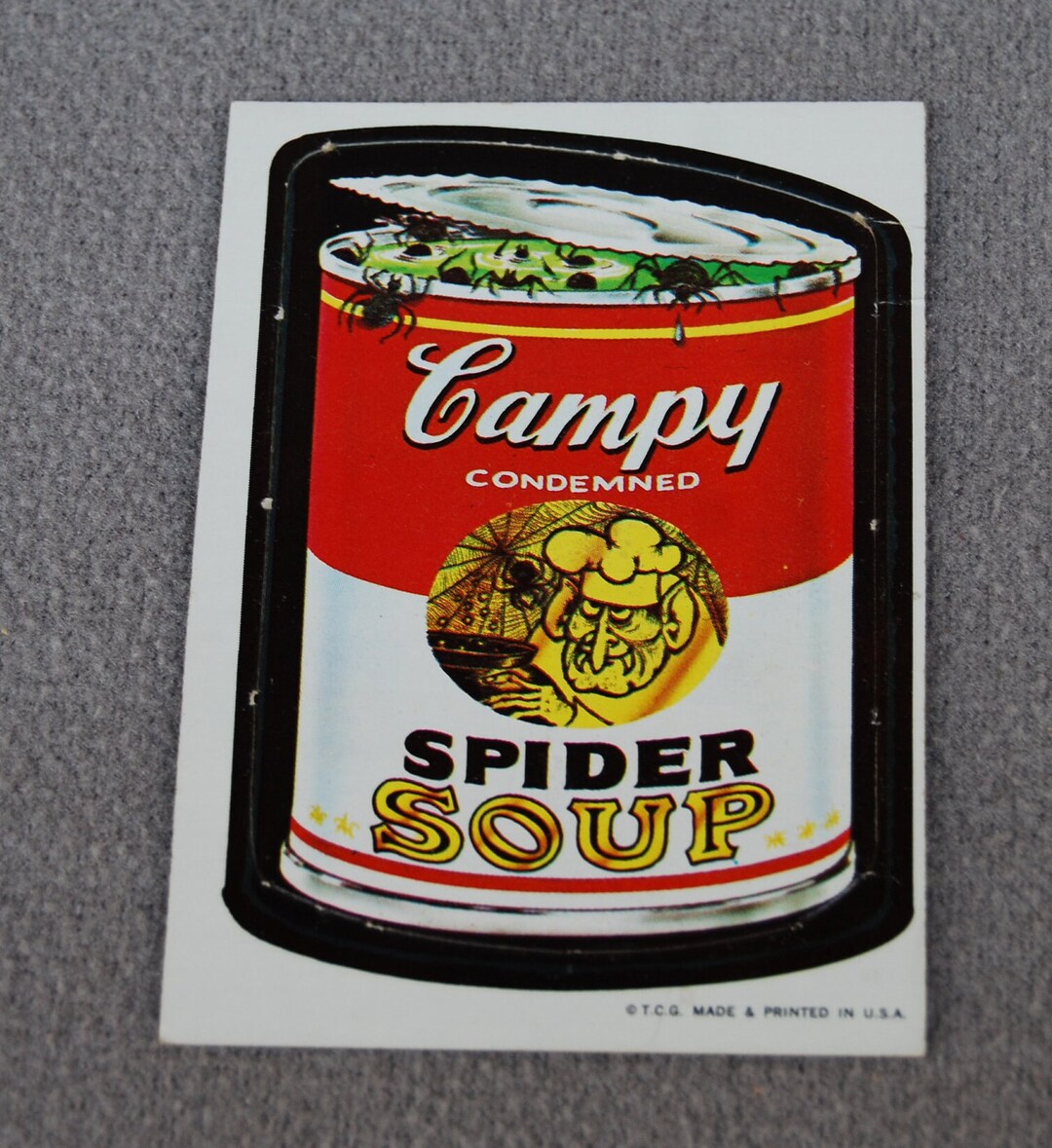 1967/68 Wacky Packages Die-cut Card, Campy Soup No. 5, Collectible! - Etsy