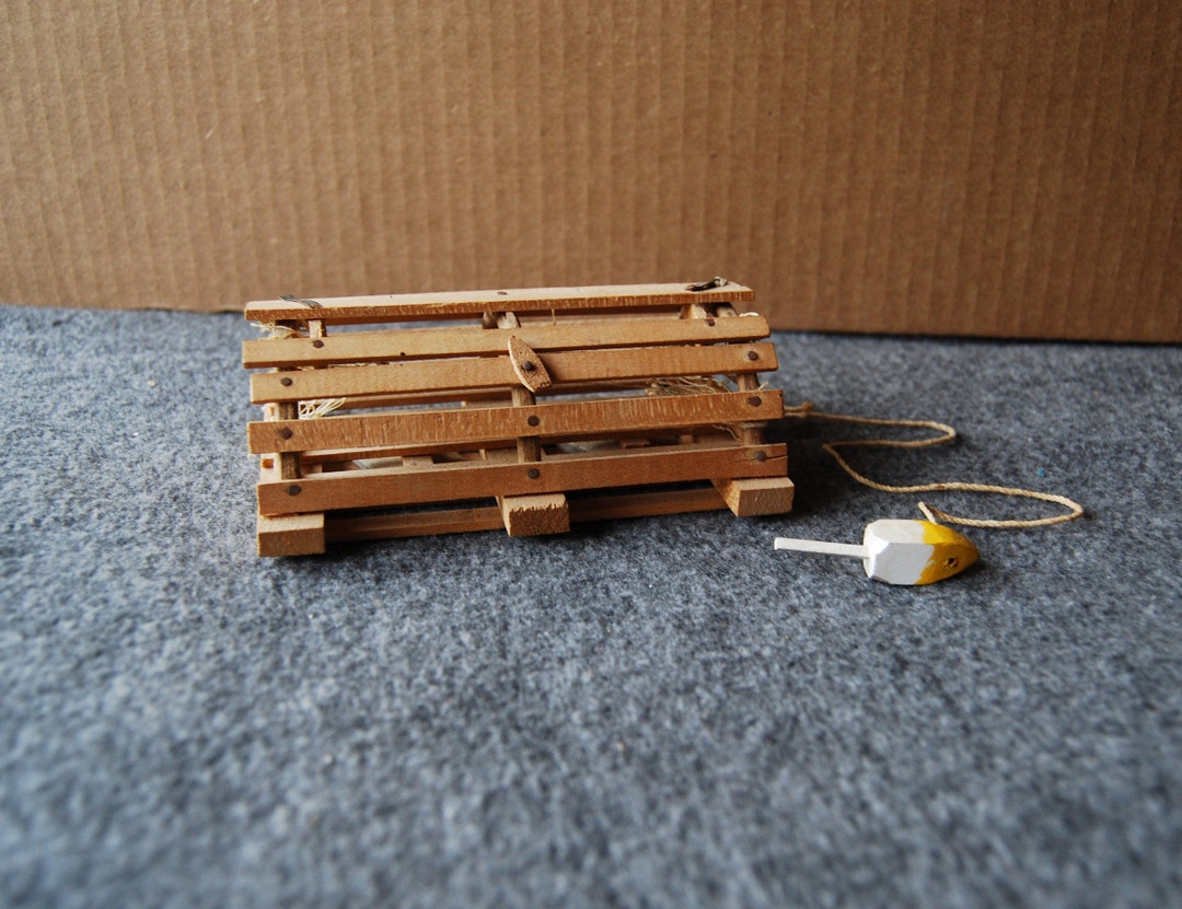 1970's Maine Miniature Lobster Trap, Miniature Lobster Cage, Knickknack ...