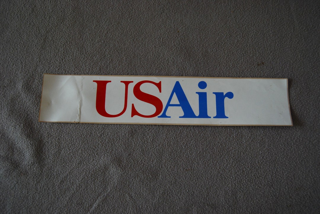 US Air Sticker, US Air Airline Bumper Sticker, Airline Memorabilia ...